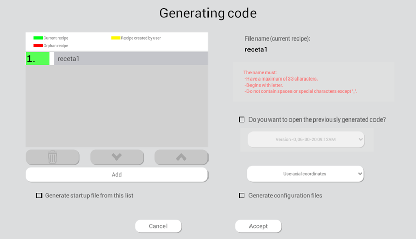 Generador de código - Wepall
